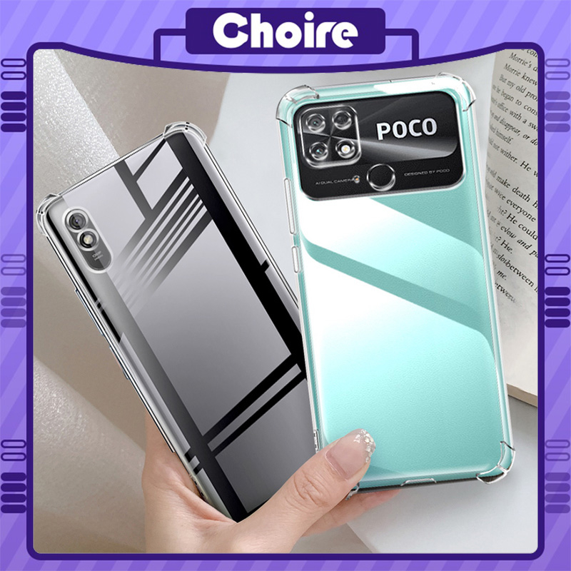 Ốp Lưng Silicon Chống Va đập Trong Suốt Dành Cho Xiaomi Redmi Note 11 11s 10C 12C 9A POCO C40-CH ...