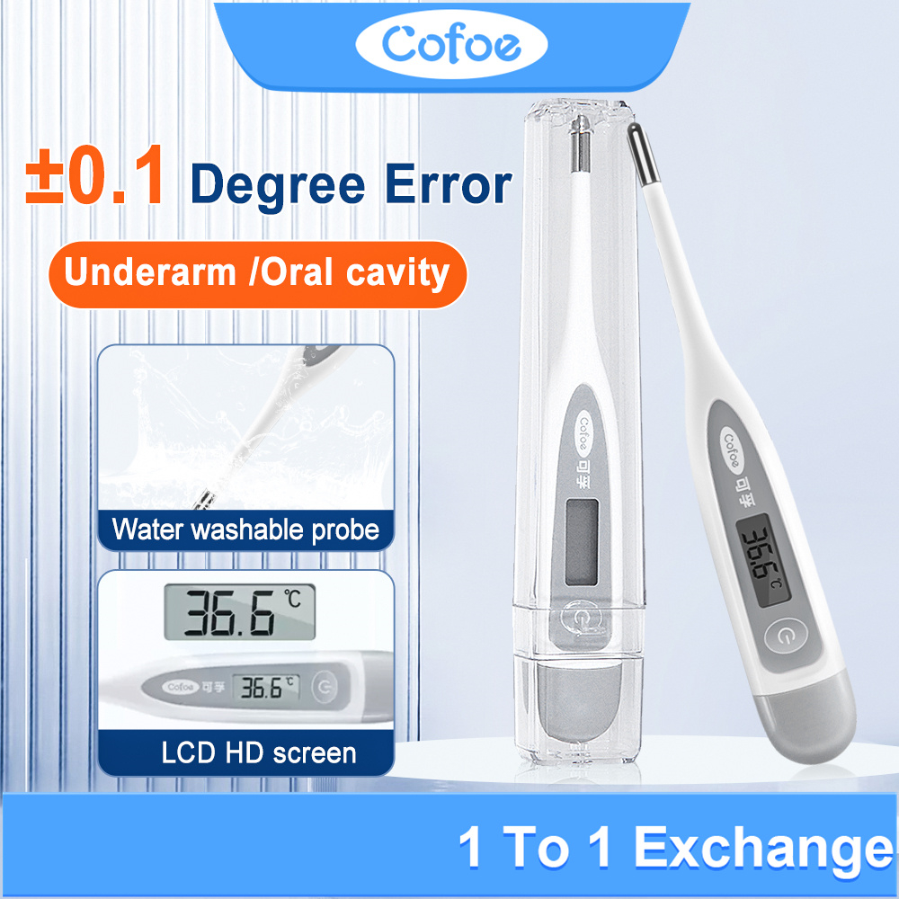 Máy đo nhiệt độ Cofoe LCD Đo nhiệt độ cơ thể & rụng trứng cho trẻ em / người lớn / sơ sinh ...