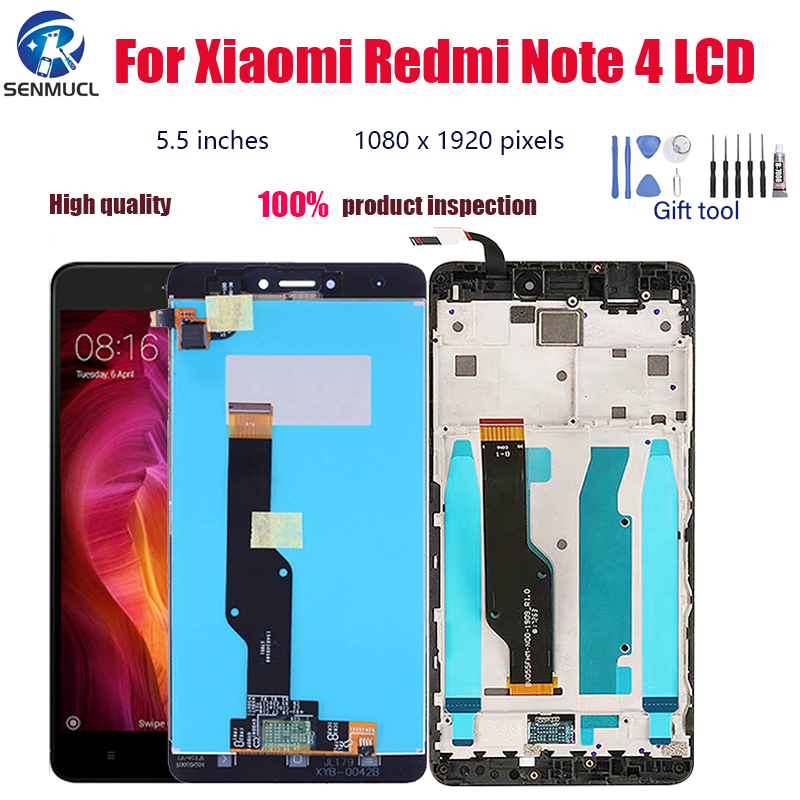 Dành Cho Xiaomi Redmi Note 4 / Redmi Note 4X Màn Hình LCD Bộ Số Hóa Cảm Ứng Có Khung | Shopee ...