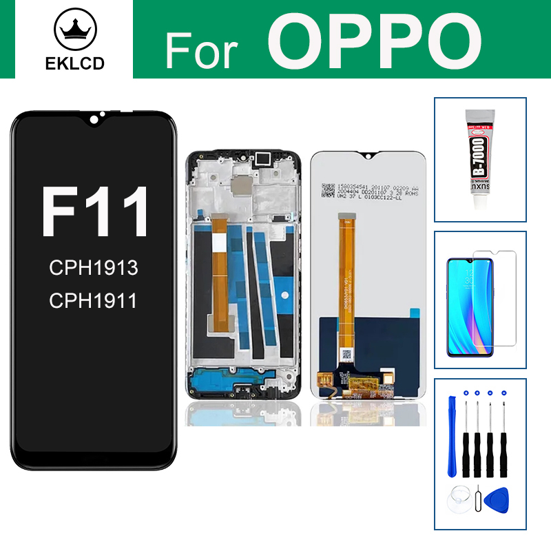 Dành Cho OPPO F11 Màn Hình LCD CPH1913 CPH1911 Bộ Số Hóa Màn Hình Cảm ...