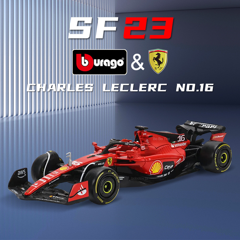 Xe Đua bburago 1: 43 2023 f1 ferrari Sf233 Tỉ Lệ 1: 43 2023 f1 #16 Phụ ...