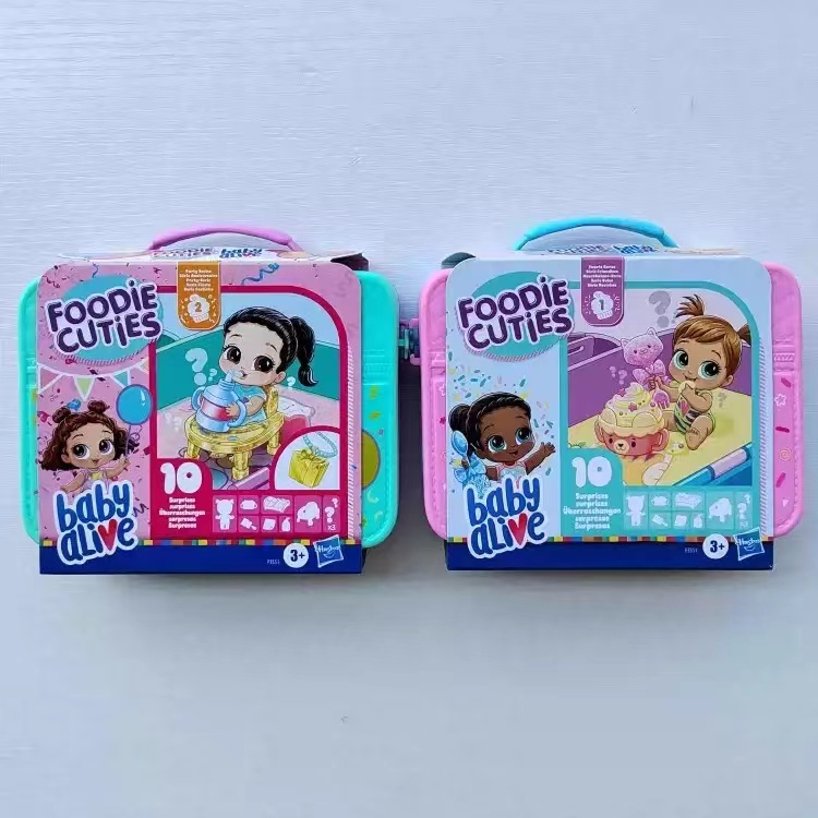 Baby Alive Foodie Cuties, Sun Series 3, Baby Doll Set with 10 Surprises ...