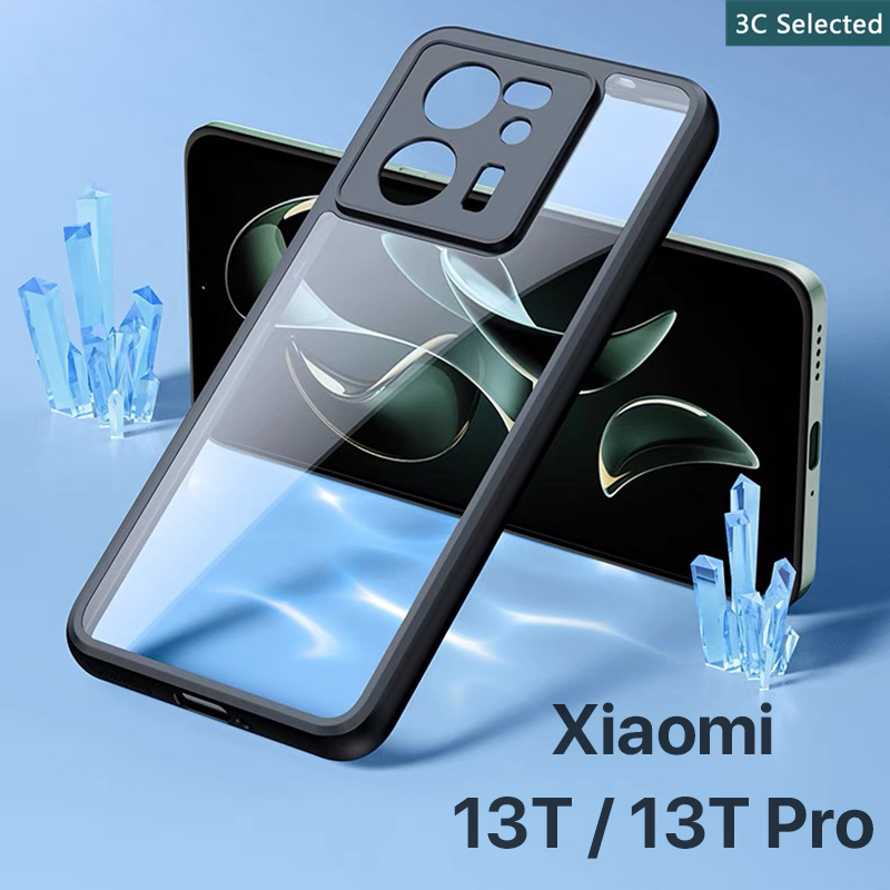 túi khí tích hợp ốp lưng Xiaomi 13T 13TPro Bảng điều khiển phía sau trong suốt Chống sốc Bảo vệ ...