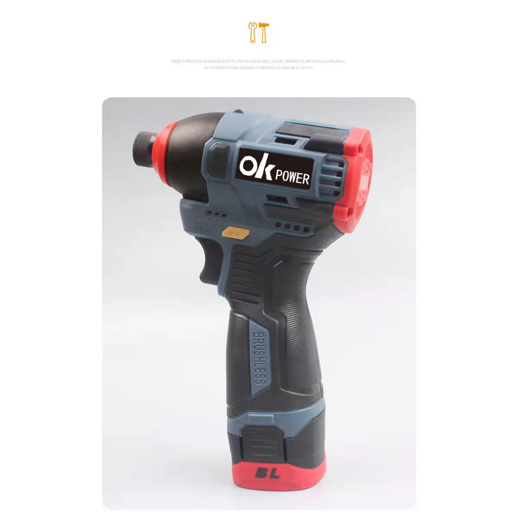 Okpower Tua Vít Điện Không Chổi Than Sử Dụng Pin lithium Chất Lượng Cao Có Thể Sạc Lại | Shopee ...