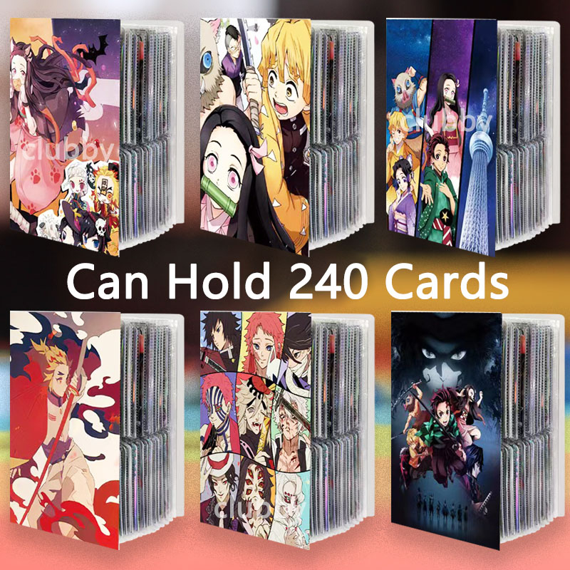 album demon slayer có thể chứa 240 thẻ nezuko anime sổ thẻ đồ chơi quà ...