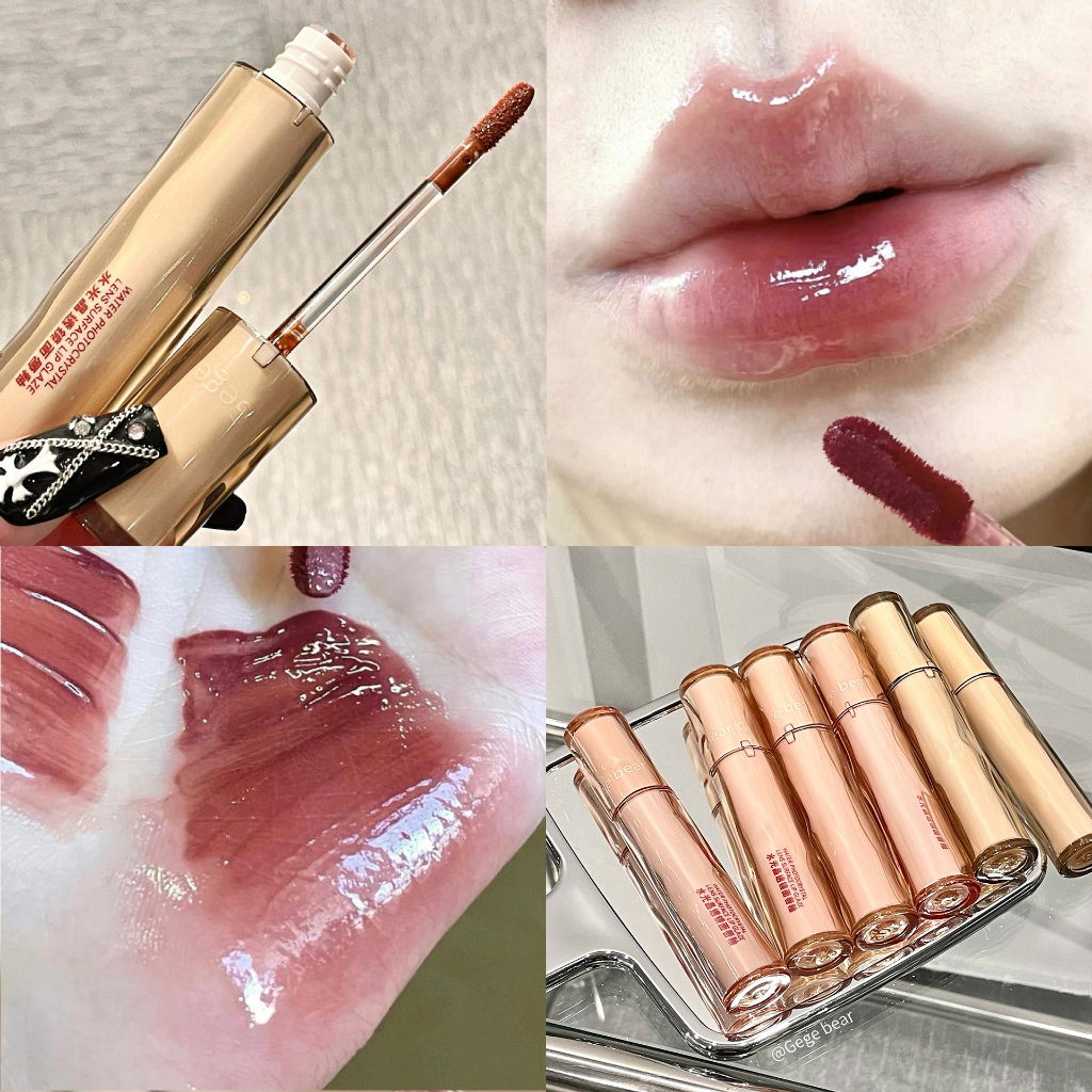 Son bóng thạch Silky Color Rendering trong suốt mướt môi căng mọng lâu ...