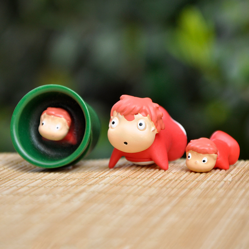 Bộ 3 Mô Hình Nhân Vật Hoạt Hình miyazaki hayao studio ghibli ponyo 2 ...
