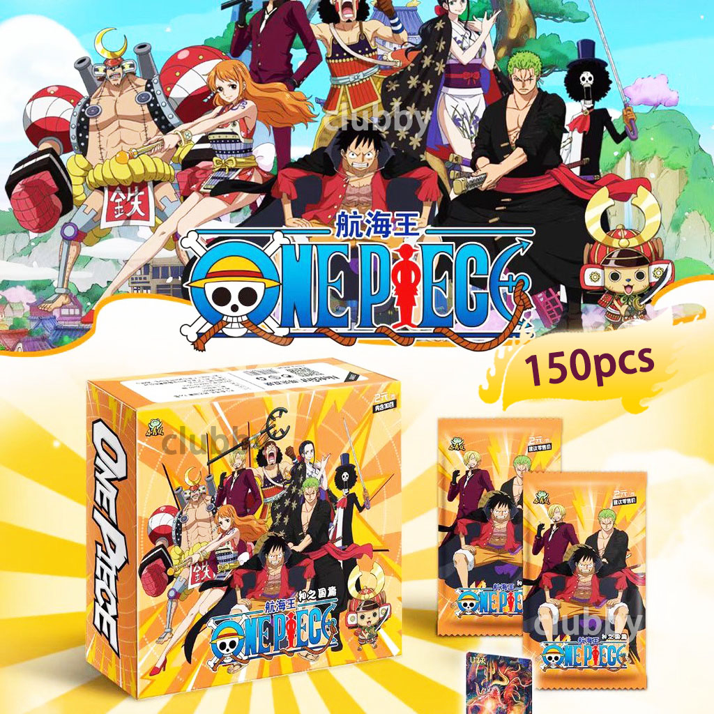 Hộp 30 pack (tổng 150) One Piece Card Zoro Luffy SSR UR SER thẻ nhân ...
