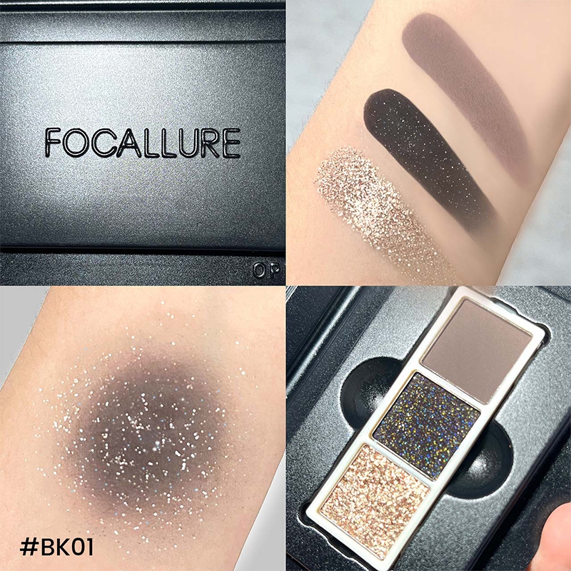 Bảng phấn mắt Focallure 6 màu sắc tố cao mềm mịn không phai màu 2.5g ...