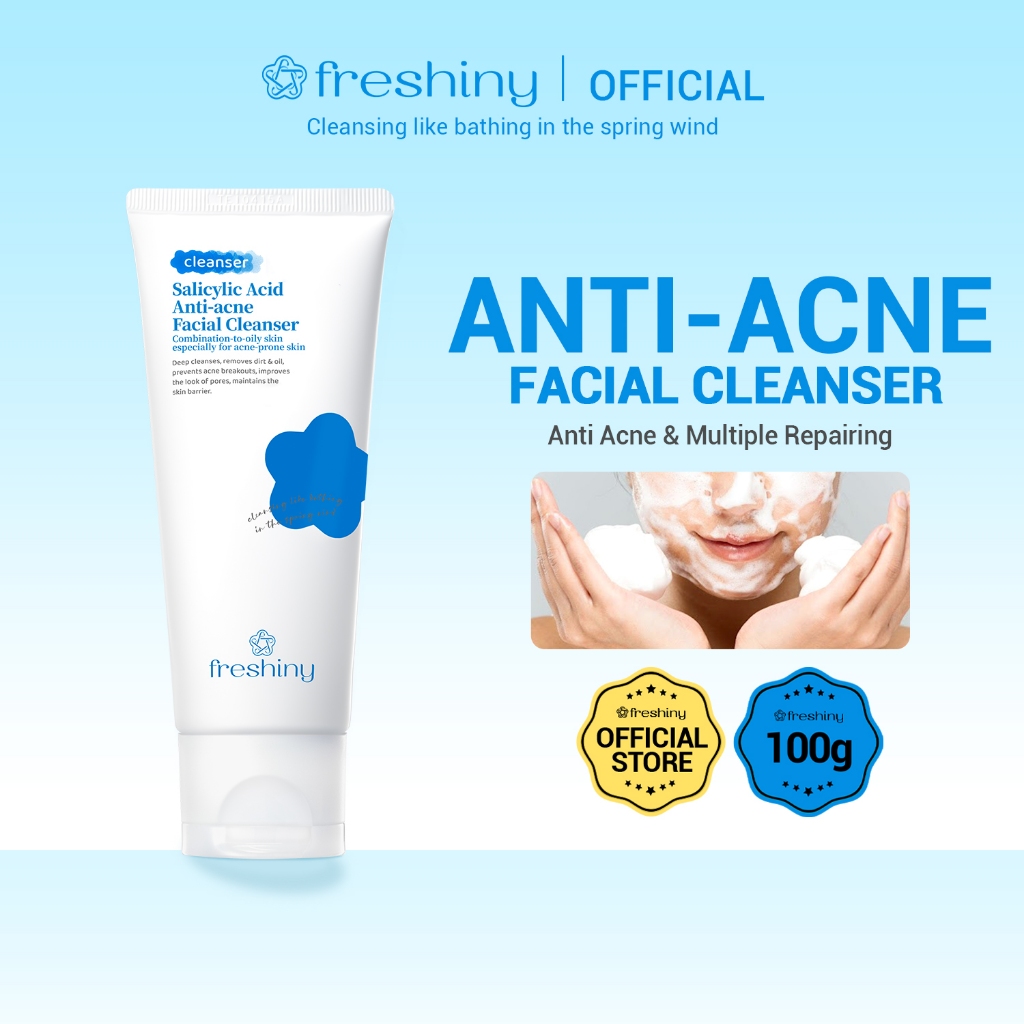 Freshiny 1 Sữa Rửa Mặt Hỗ trợ giảm mụn Axit Salicylic 100g Cho Mọi Loại ...