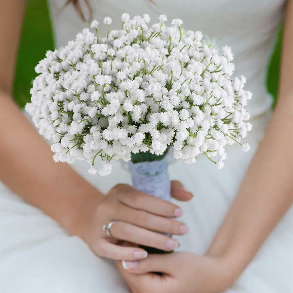 1 Bó Hoa gypsophila Nhân Tạo Dài 7.9Inch Dùng Trang Trí Nhà Cửa / Văn Phòng / Tiệc Cưới | Shopee ...