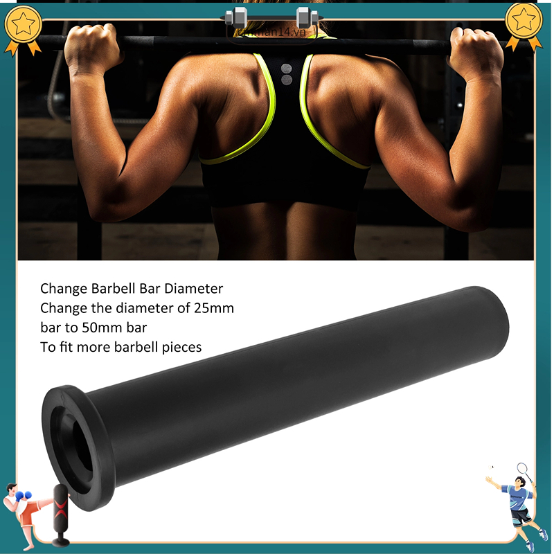 Bán hàng nóng Barbell Adapter Tay PP Đen Chuyển Đổi 25mm đến 50mm Đường ...