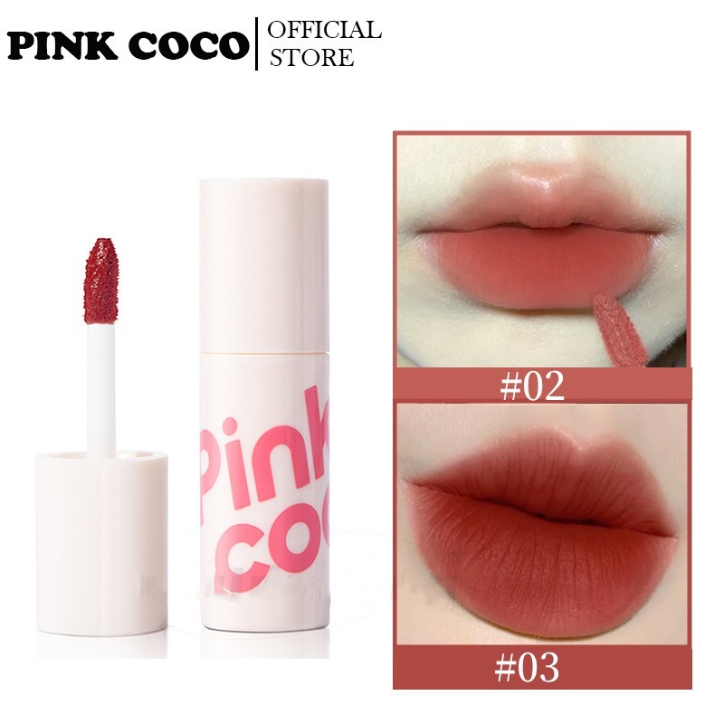 PINK COCO Son kem màu lì siêu mịn lâu trôi 18K | Shopee Việt Nam