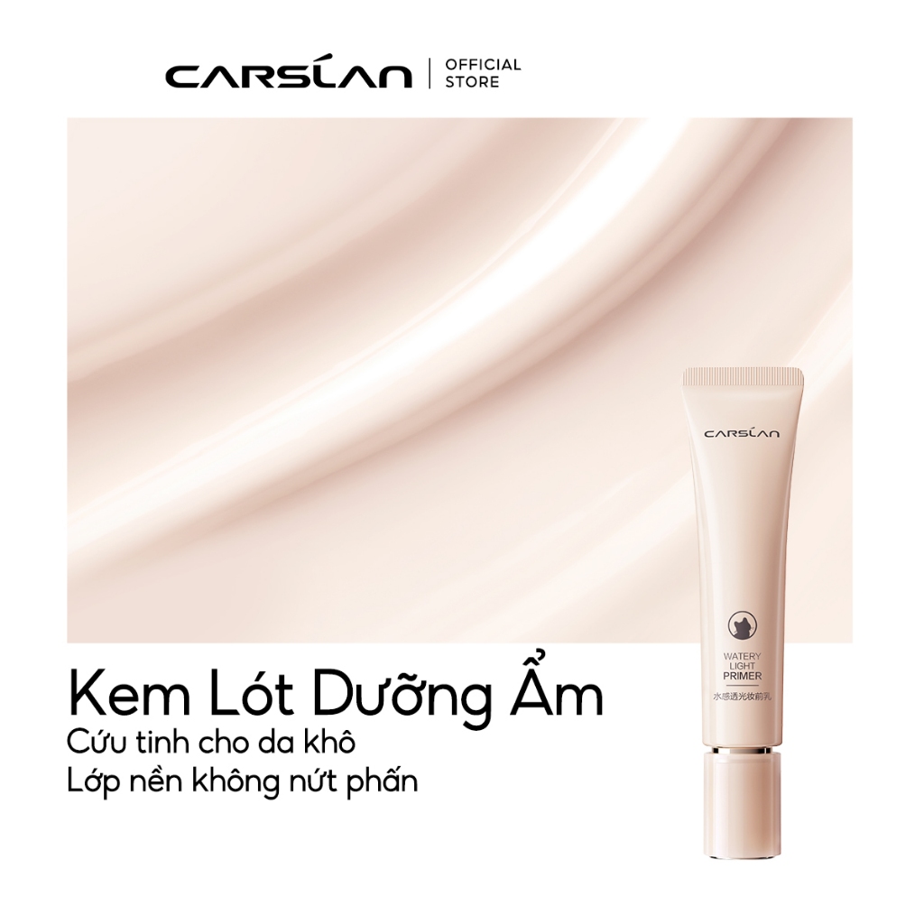 Kem lót trang điểm CARSLAN 24h dưỡng ẩm kiểm soát dầu lâu trôi không ...