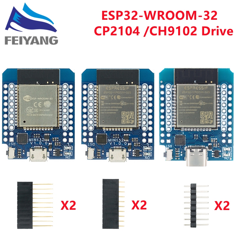 Bảng Mạch Phát Triển Wemos Mini D1 ESP8266 ESP32 ESP-32S WIFI Bluetooth CP2104 Cho Arduino ...