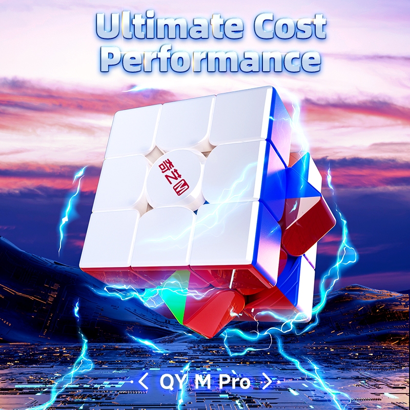 Qiyi M Pro 3x3 Magnetic Maglev Ball-Core UV 3x3 Cube Professional 3x3 ...