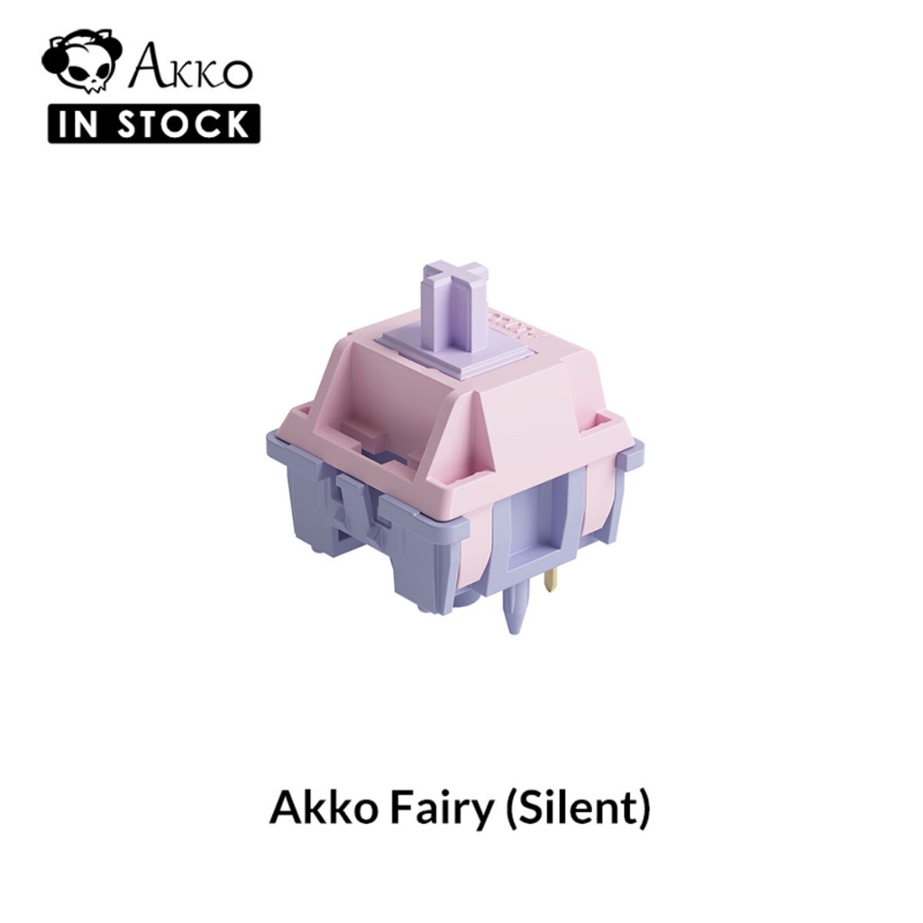 Akko 2 Pack-90 Chiếc Công Tắc Cổ Tích (Im Lặng) Có Thân Chống Bụi Ổn ...