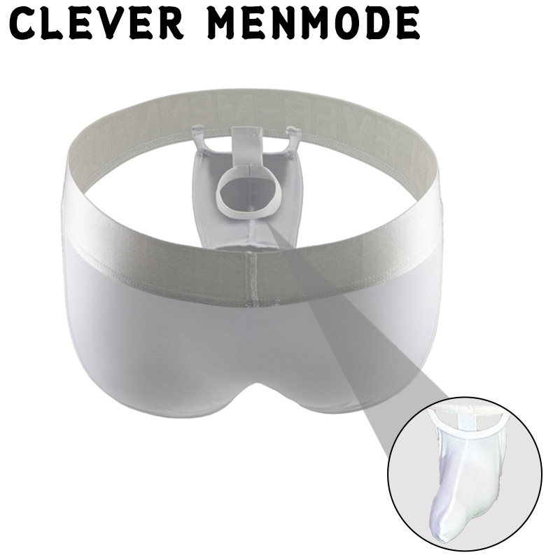 [CLEVER-MENMODE] Quần Lót Lụa Lạnh Mỏng Mềm Mại Thoải Mái Chia Ngăn ...