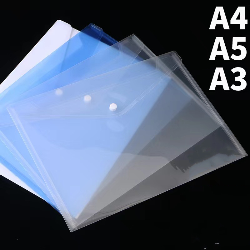 (Gói 10 Cái) Túi Nhựa pp Trong Suốt Đựng Hồ Sơ a3 a4 a5 | Shopee Việt Nam