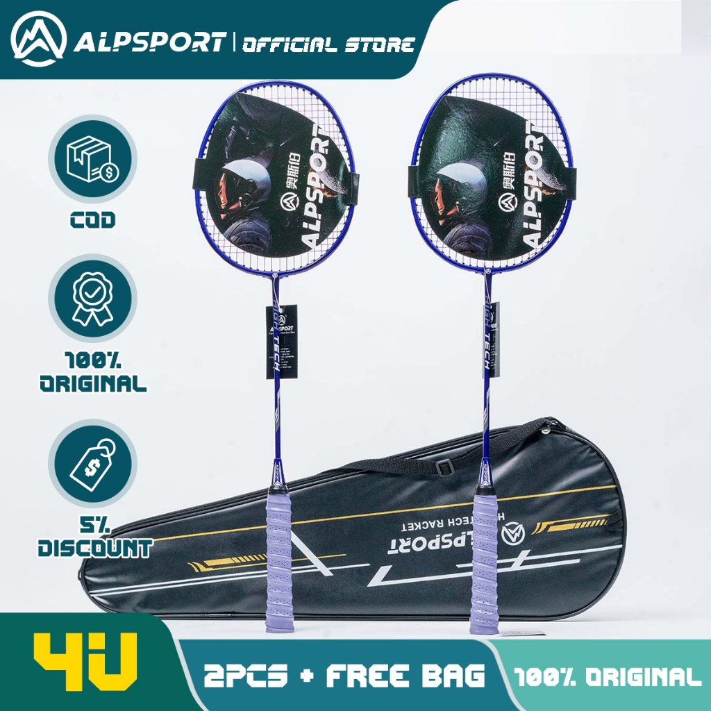 Alpsport Gemini 2 Cái 4U G5 Vợt Cầu Lông 100% Sợi Carbon Thiết Kế Ban ...