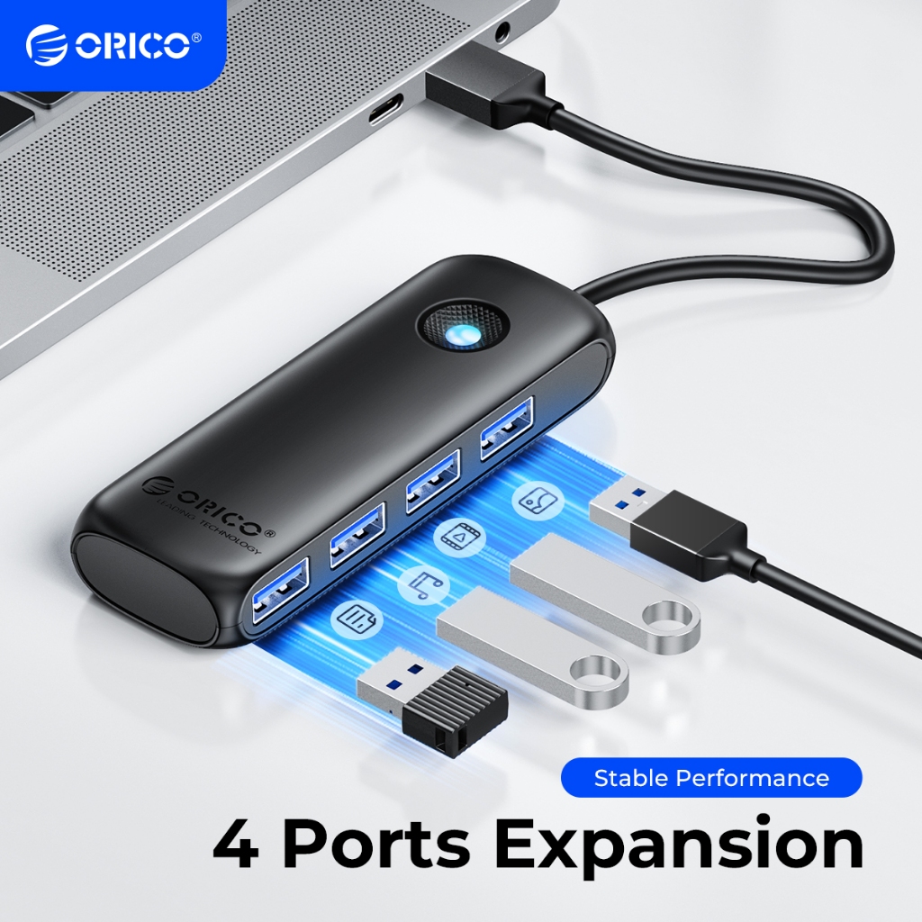 ORICO USB 3.0 Hub 10Gbps truyền tốc độ cao Portable 4 cổng USB Hub Hỗ ...