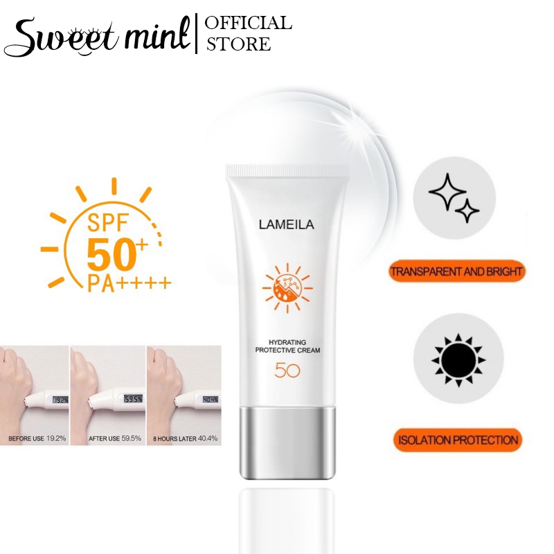 Sweet mint Kem chống nắng dưỡng da Lameila SPF50+ bảo vệ khỏi tia UV PA ...