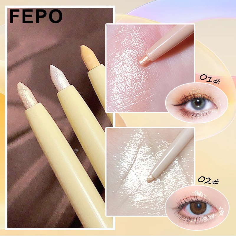 FEPO Bút phấn mắt FEPO kim tuyến mờ ánh nhũ ngọc trai kẻ bọng mắt làm ...