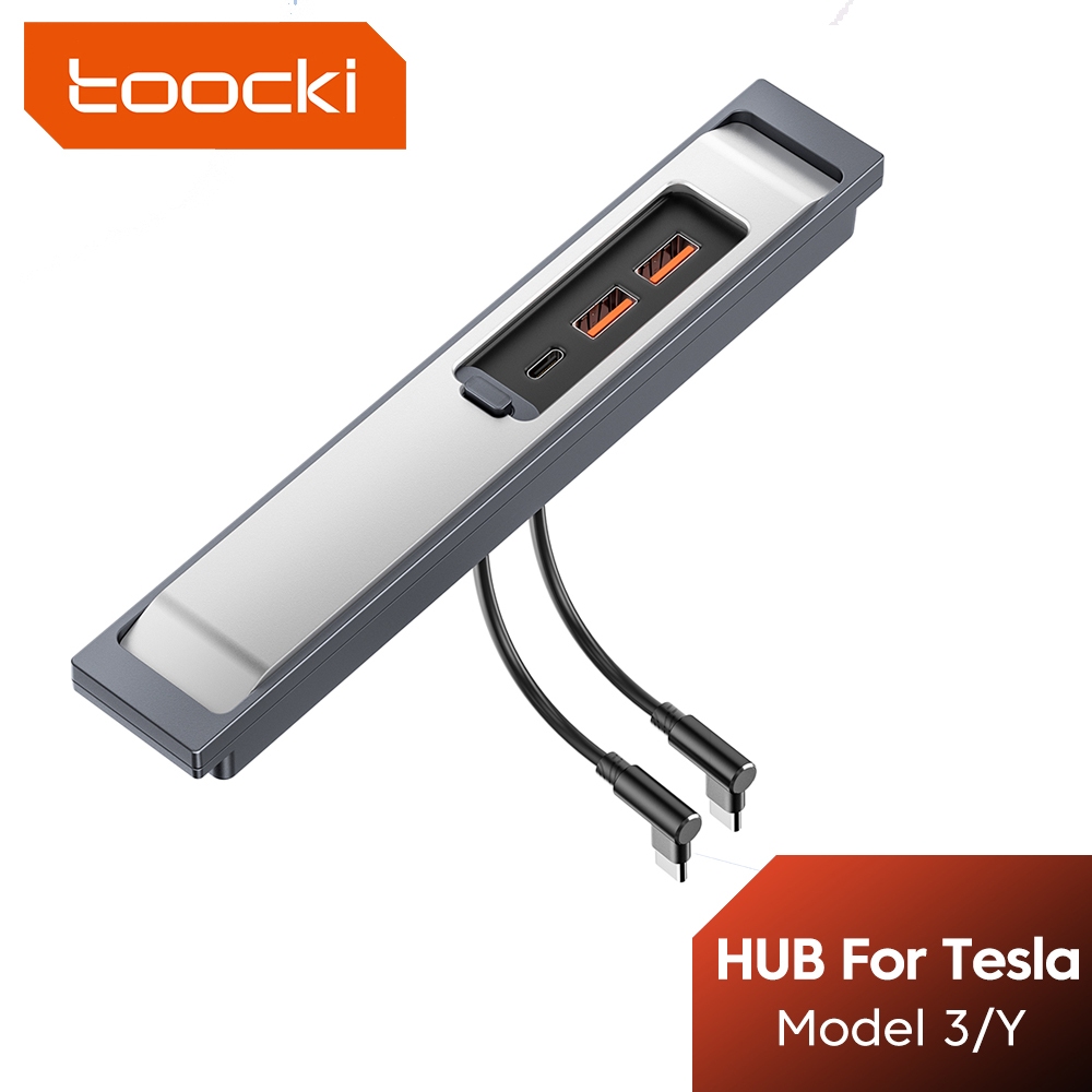 Hub chia TOOCKI USB Type C 27W cho Tesla Model 3/Y | Shopee Việt Nam