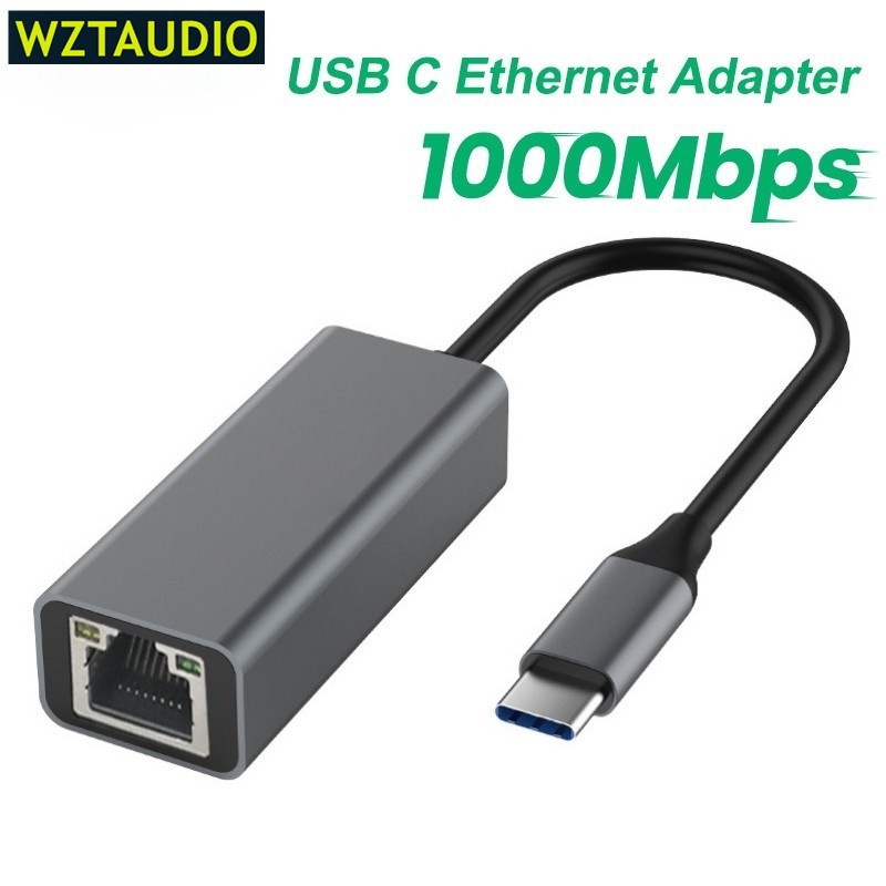 Bộ Chuyển Đổi usb c Sang ethernet 100 / 1000mbps type c Sang rj45 ...