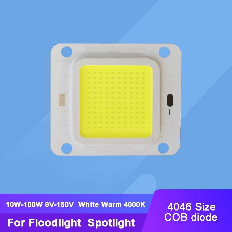 Đèn led cob 10w - 100w Ánh Sáng Trắng Ấm 4000k + 4640 Kích Thước Hình ...
