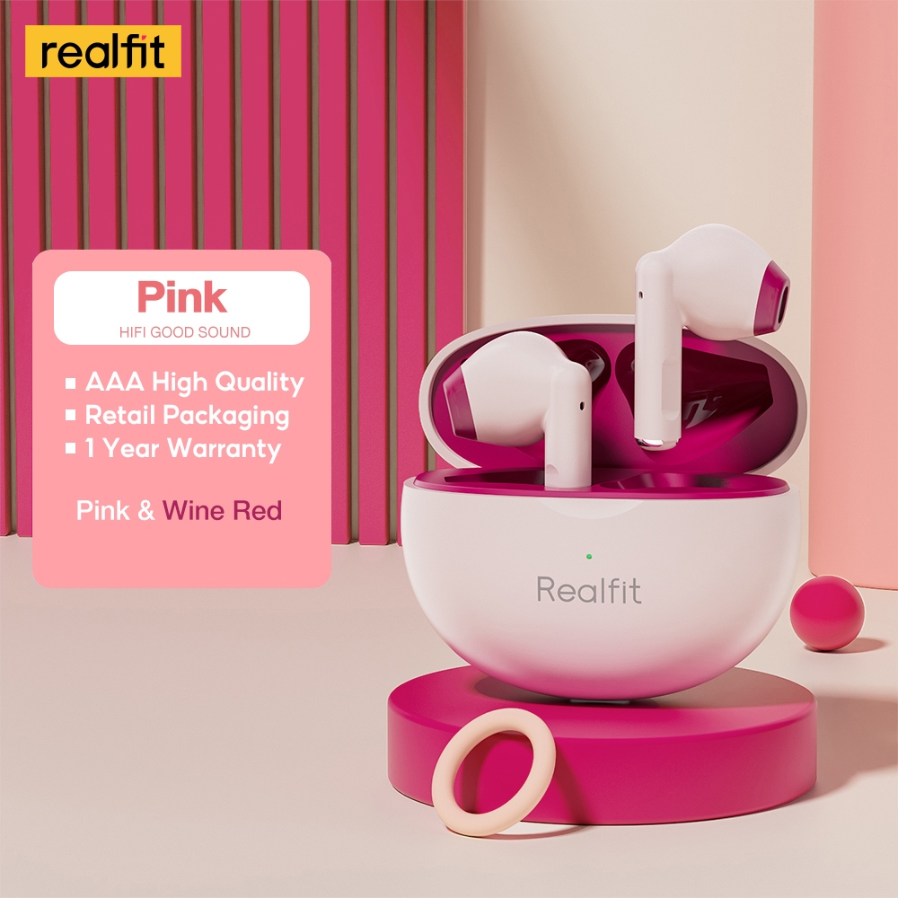 Realfit Tai nghe không dây f2 Kèm Mic Chất Lượng Âm Thanh hd | Shopee ...