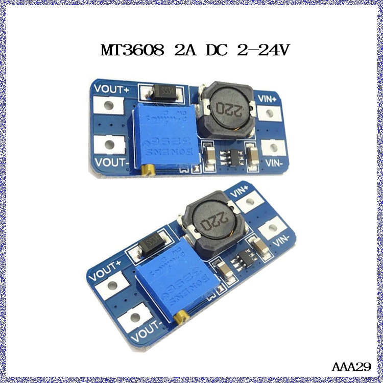 Dc Linh Kiện Điện Tử Tăng Áp mt3608 2a 2v-24v 5v-28v 2-24v liter 5 / 9 / 12 / 28v | Shopee Việt Nam