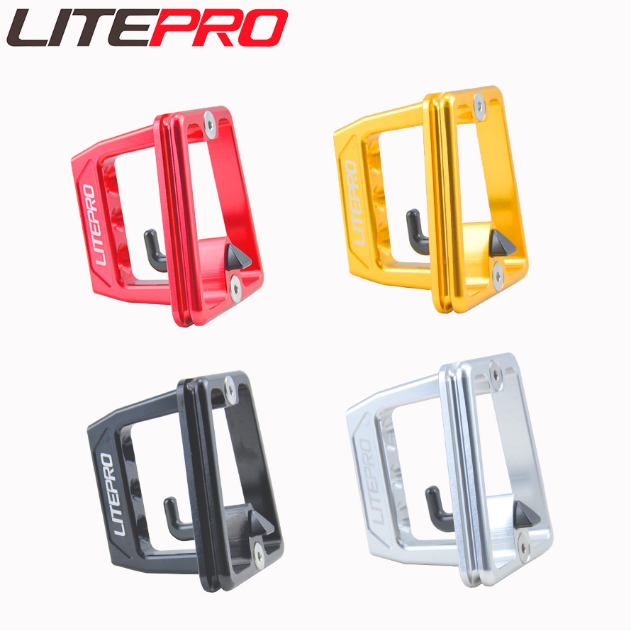 Litepro Folding Bicycle 3 Holes Pig Nose Front Carrier Double Single ...