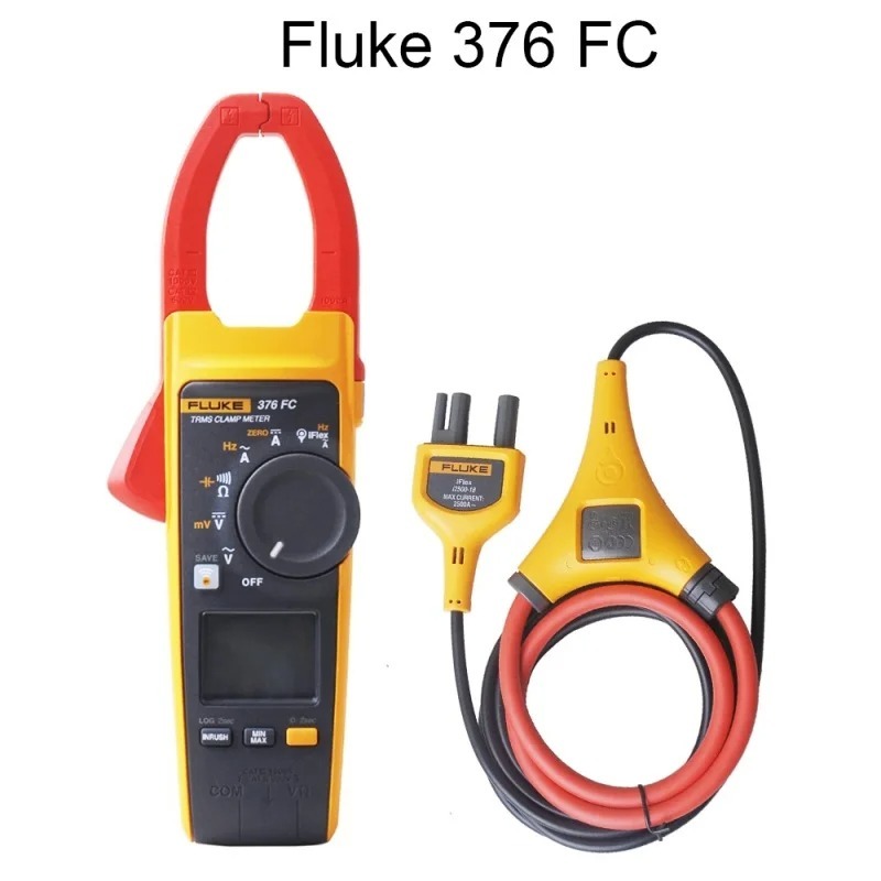 Đồng hồ đo kẹp Fluke 376 FC 1000A AC / DC True-RMS với bộ khởi động ...