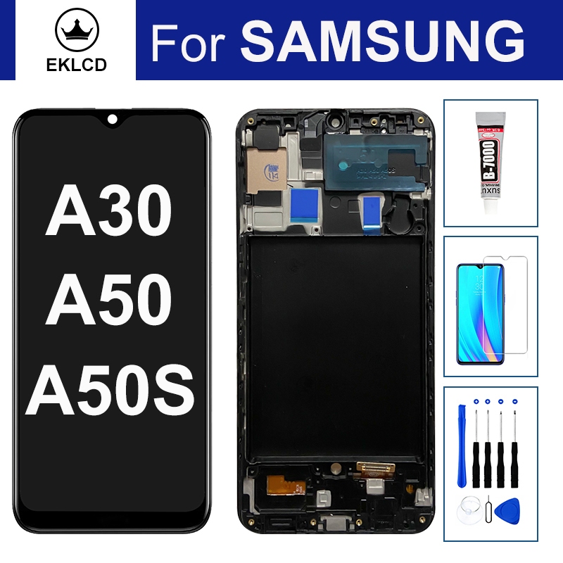 Dành Cho Samsung Galaxy A30 A50 A50S A305 A505 A507 SM-A305F Màn Hình LCD Bộ Số Hóa Màn Hình Cảm ...