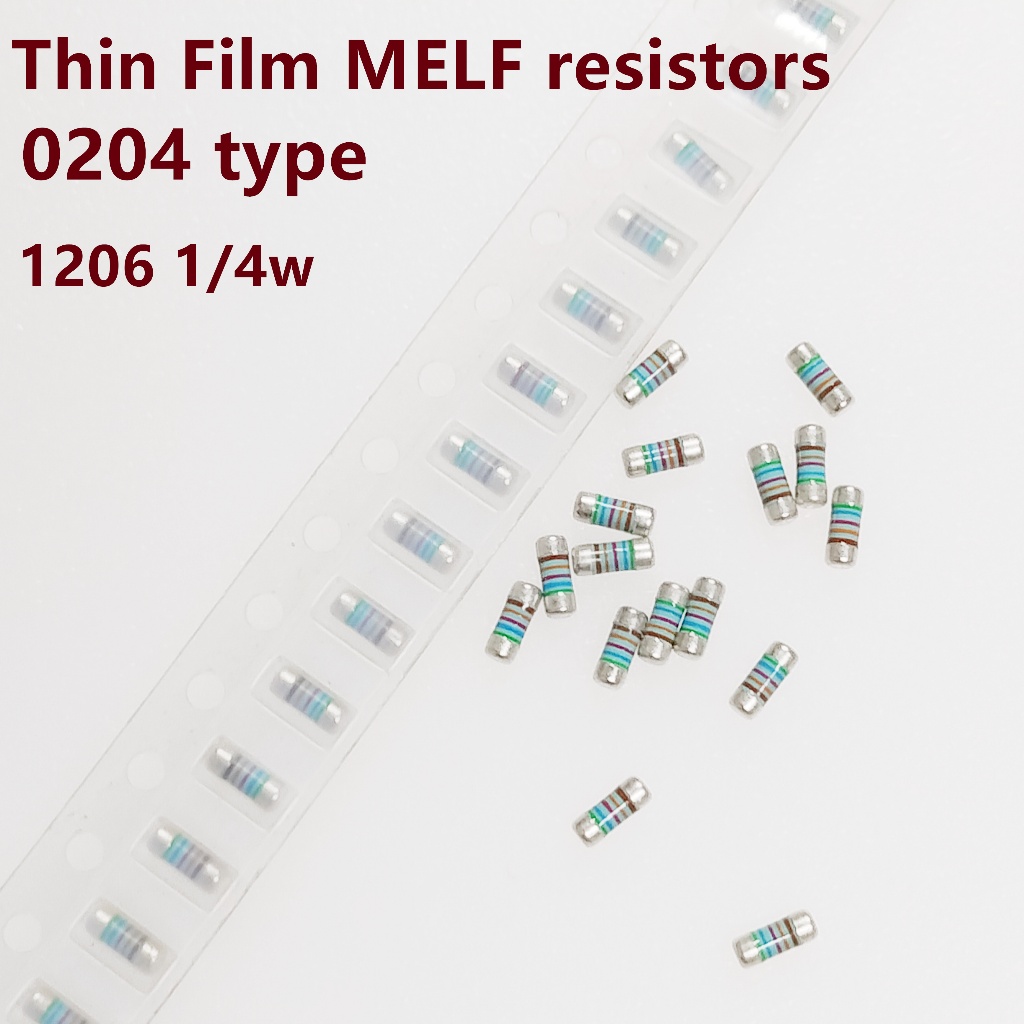 Bộ 50 Điện Trở Kim Loại smd 0204 1% 0 1 10 20 47 100 200 470 1k 2k 10k ...