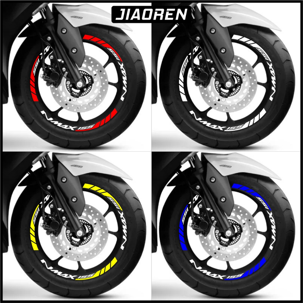 Yamaha Nmax 125 150 155 Rim Sticker Xe máy Đề can bánh xe phản quang 13 ...