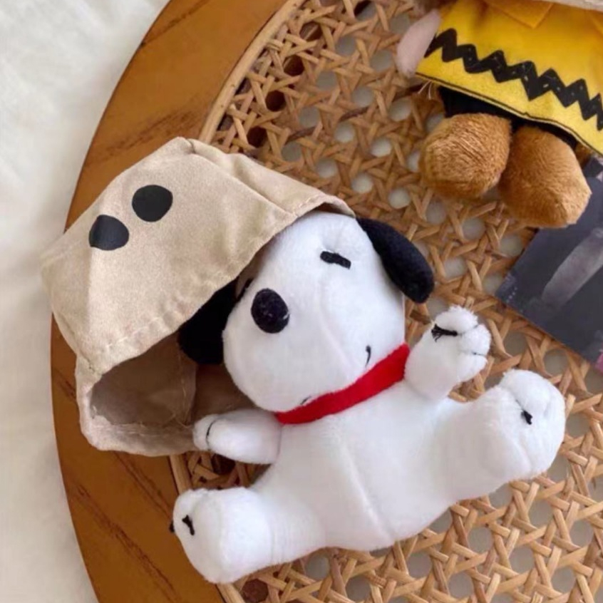 Dễ Thương Móc Khóa Hình Chú Chó snoopy charlie Nhồi Bông Đáng Yêu ...