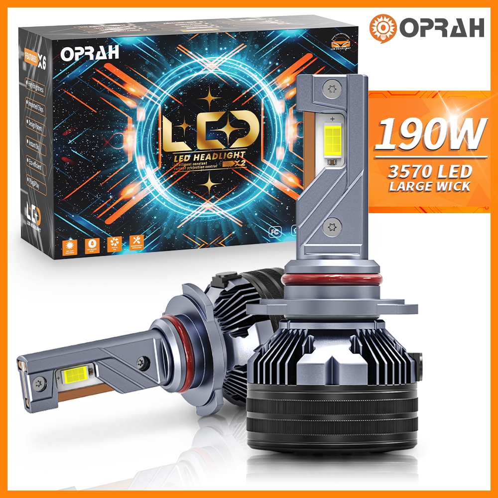 Bộ 2 Đèn Pha led s85 190w h4 3570 h1 h7 h8 / h11 hb3 / 9005 hb4 / 9006 12v-24v Chất Lượng Cao ...