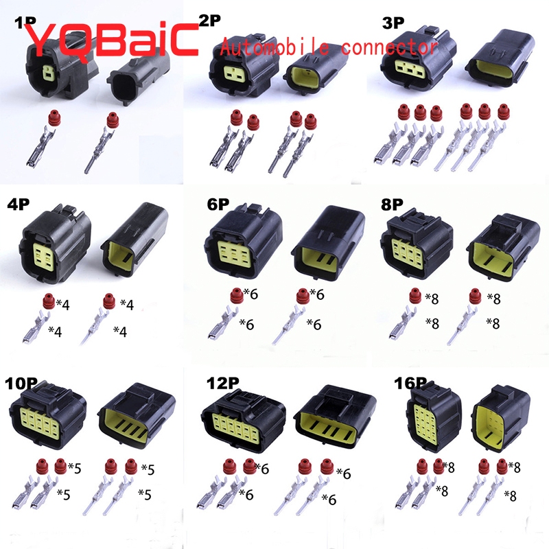 1.8mm Đầu nối dây điện chống nước ô tô xe máy 2P 3P 4P 6P 8P (ô tô, xe tải, xe khách) - Sản phẩm ...