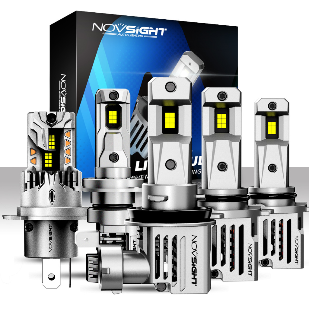 Novsight Set 2 Bóng Đèn Pha LED H4 H7 H11 15000LM 6500K Cho Xe Hơi | Shopee Việt Nam