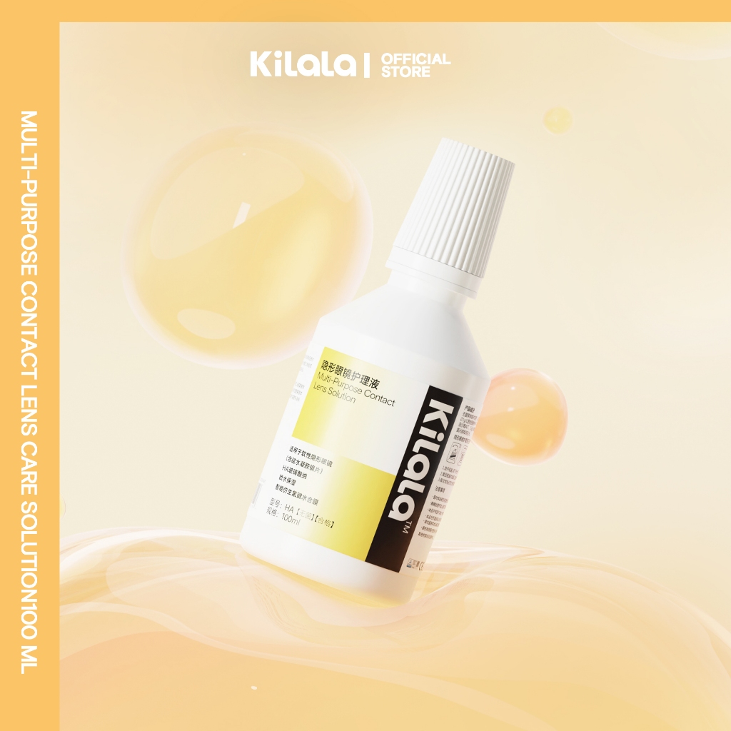 Nước ngâm lens đa năng Kilala 100ml - Bảo vệ kính áp tròng suốt cả ngày ...