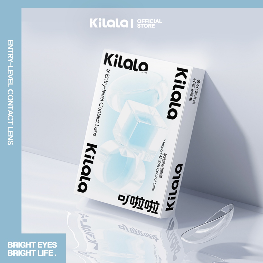 Kính áp tròng Kilala không màu Entry-Level Contact Lens 6 tháng DIA 14 ...