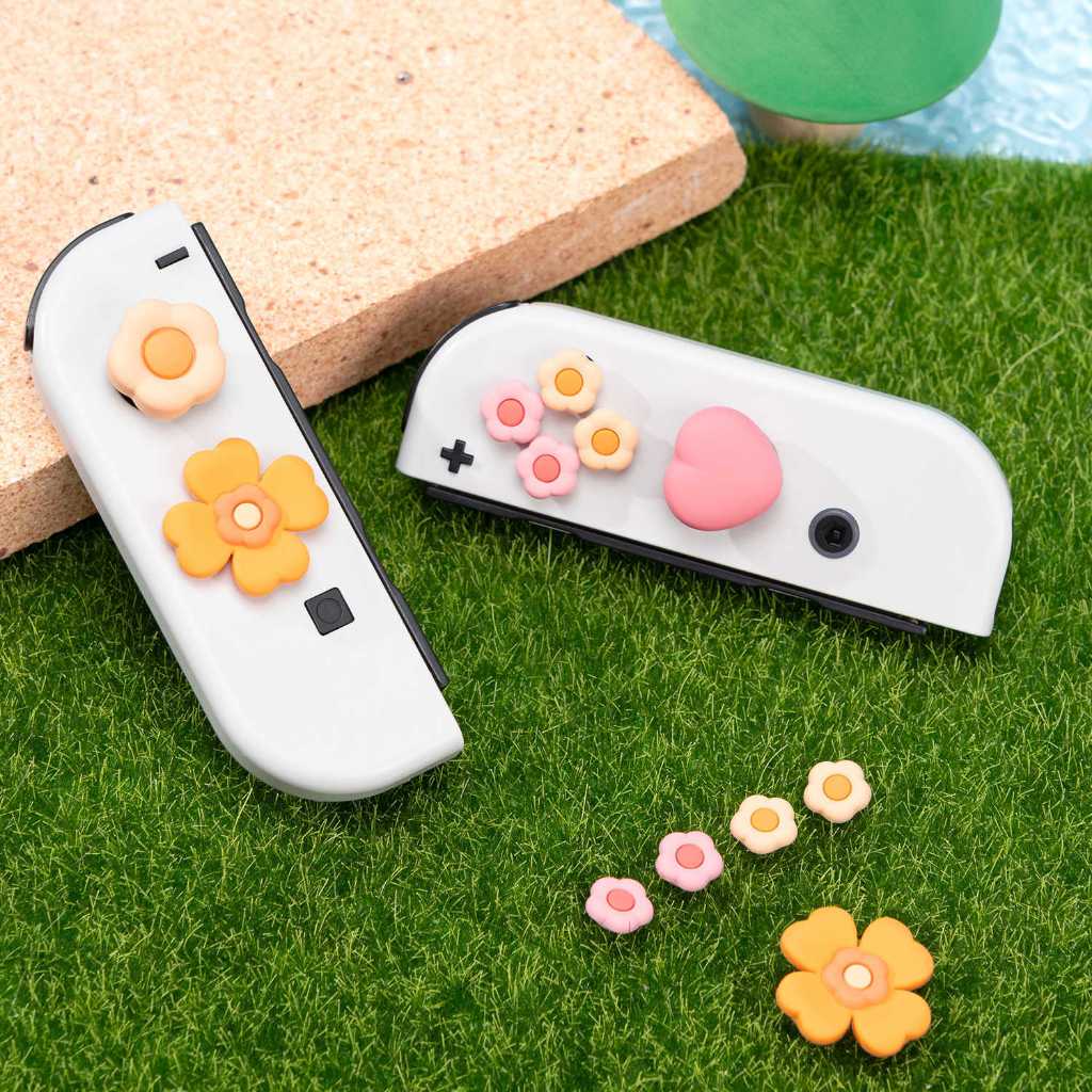 GeekShare Nintendo Switch Thumb Grip Cap Dễ thương Cross D-Pad Nút Caps ...