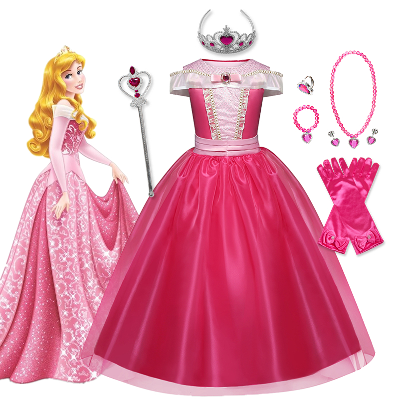 [NNJXD]Sleeping Beauty Fancy Princess Girl Princess Dress Tulle Baby ...