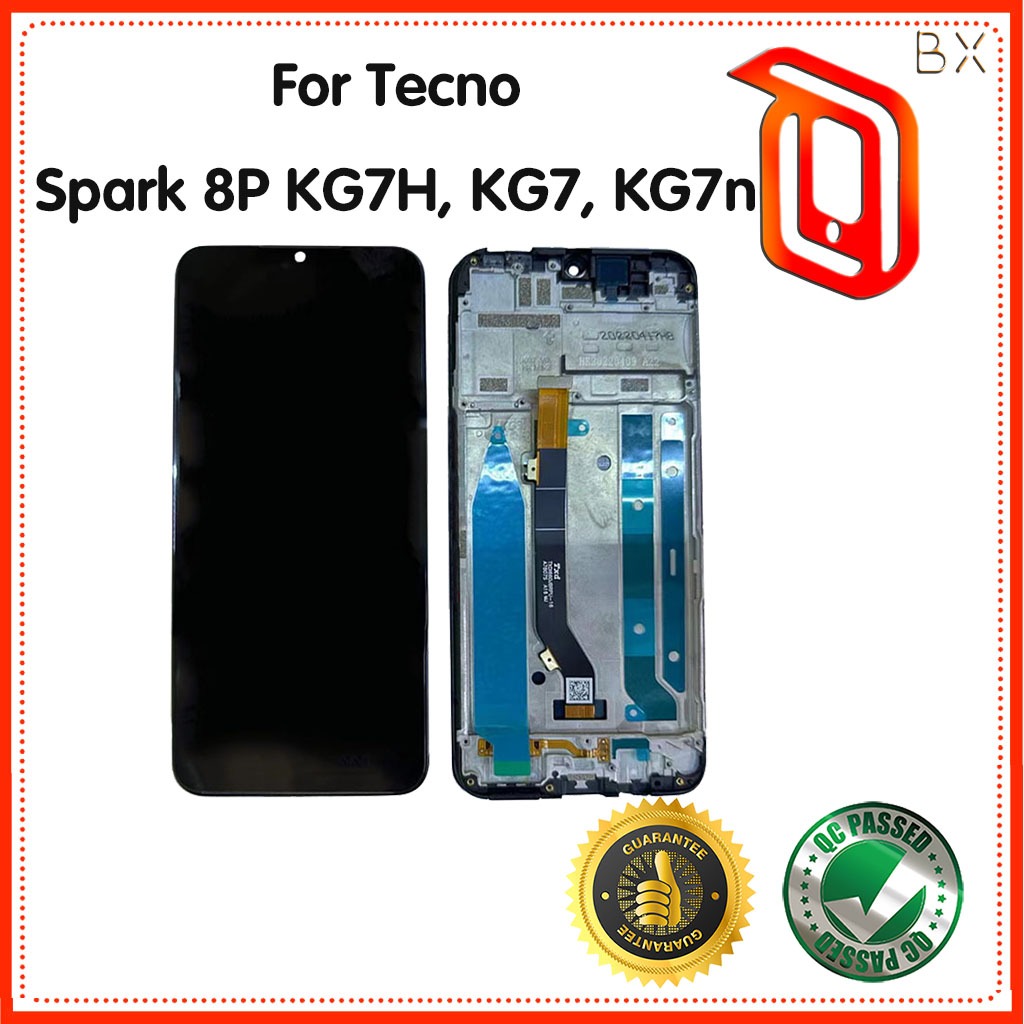 Màn Hình 6.6 "Cho Tecno Spark 8P KG7H, KG7, KG7n Màn Hình LCD Bộ Số Hóa ...