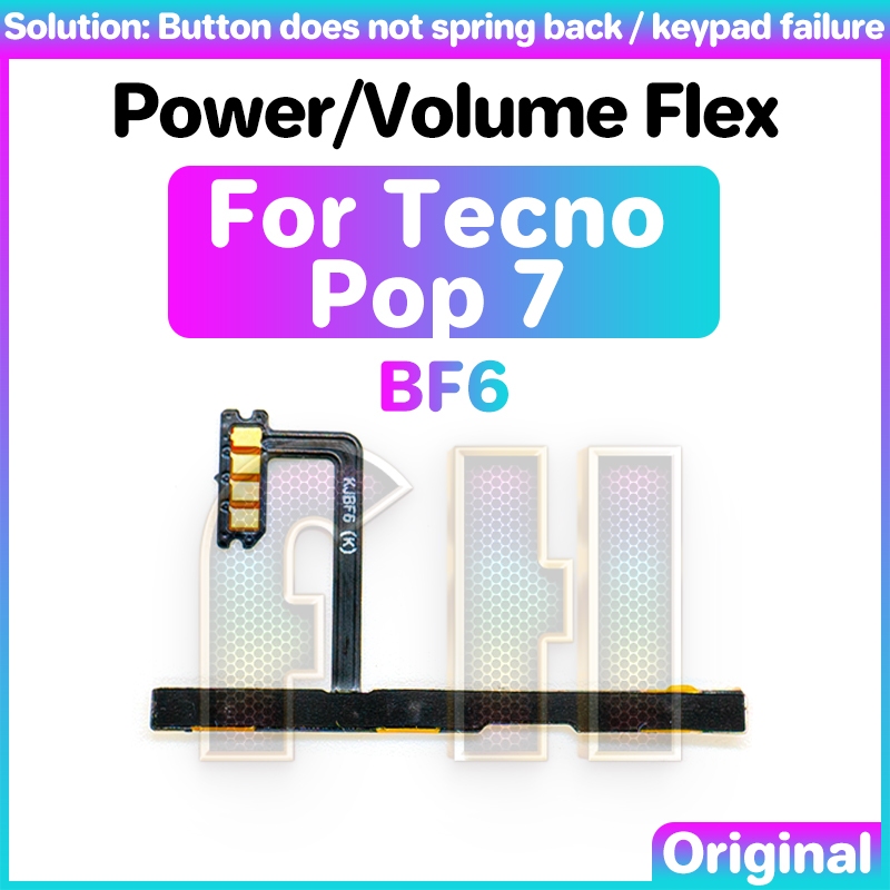 Mạch Nút Nguồn Cho tecno pop 7 bf6 | Shopee Việt Nam