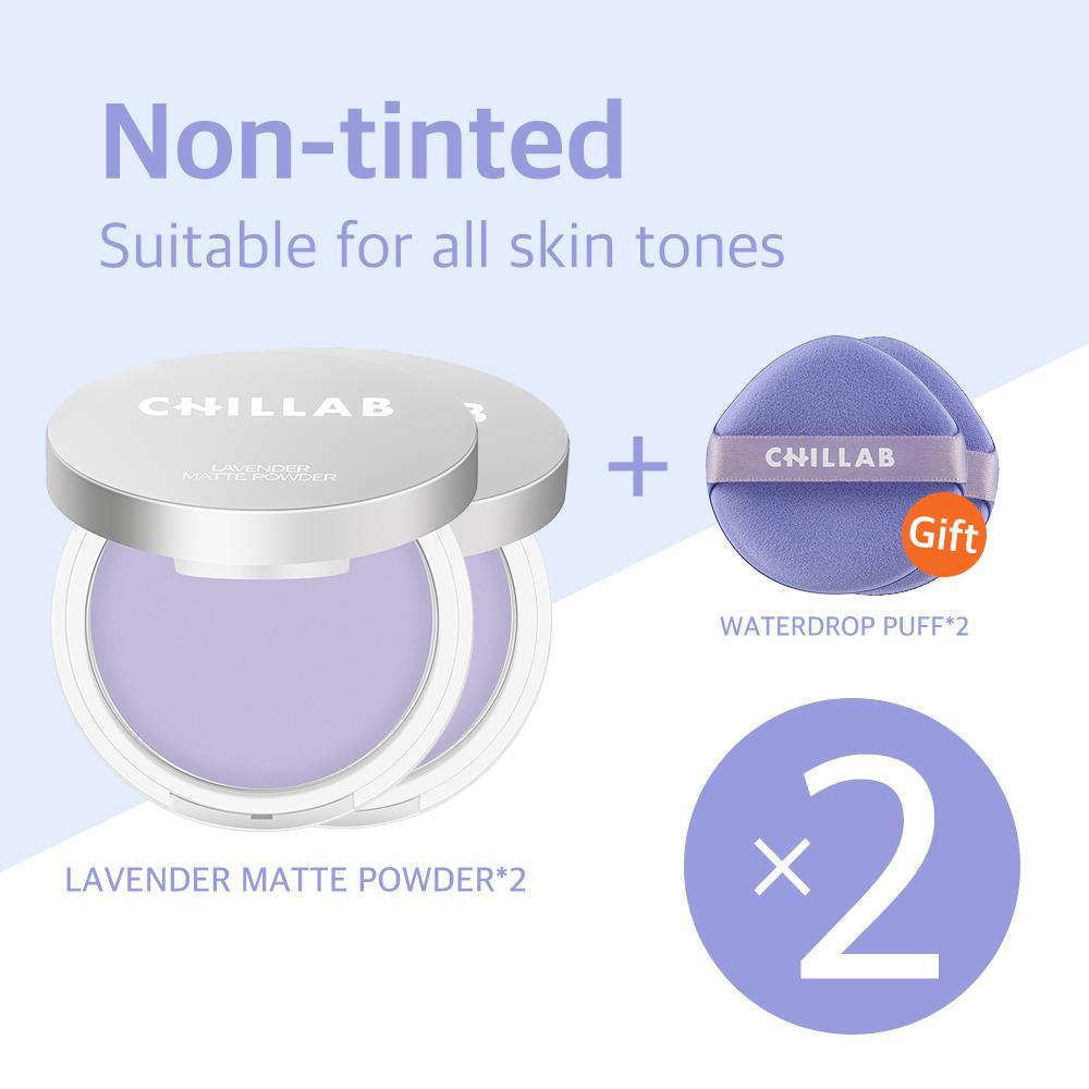CHILLAB Lavender Matte Powder - Phấn phủ không bột phấn màu tím với độ ...