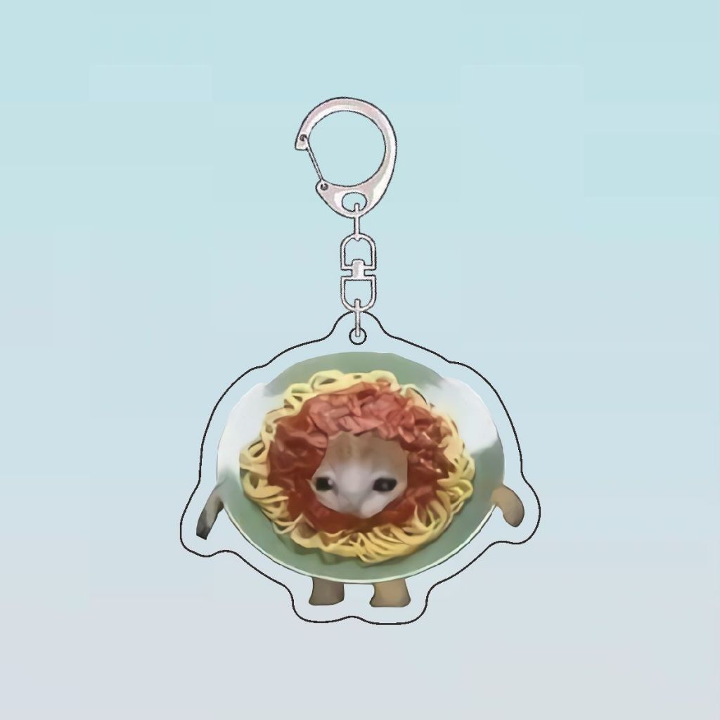 Chuối Mèo Móc Khóa Capybara Little Pony Móc Khóa Acrylic Móc Khóa Túi Học Sinh Mặt Dây Chuyền ...