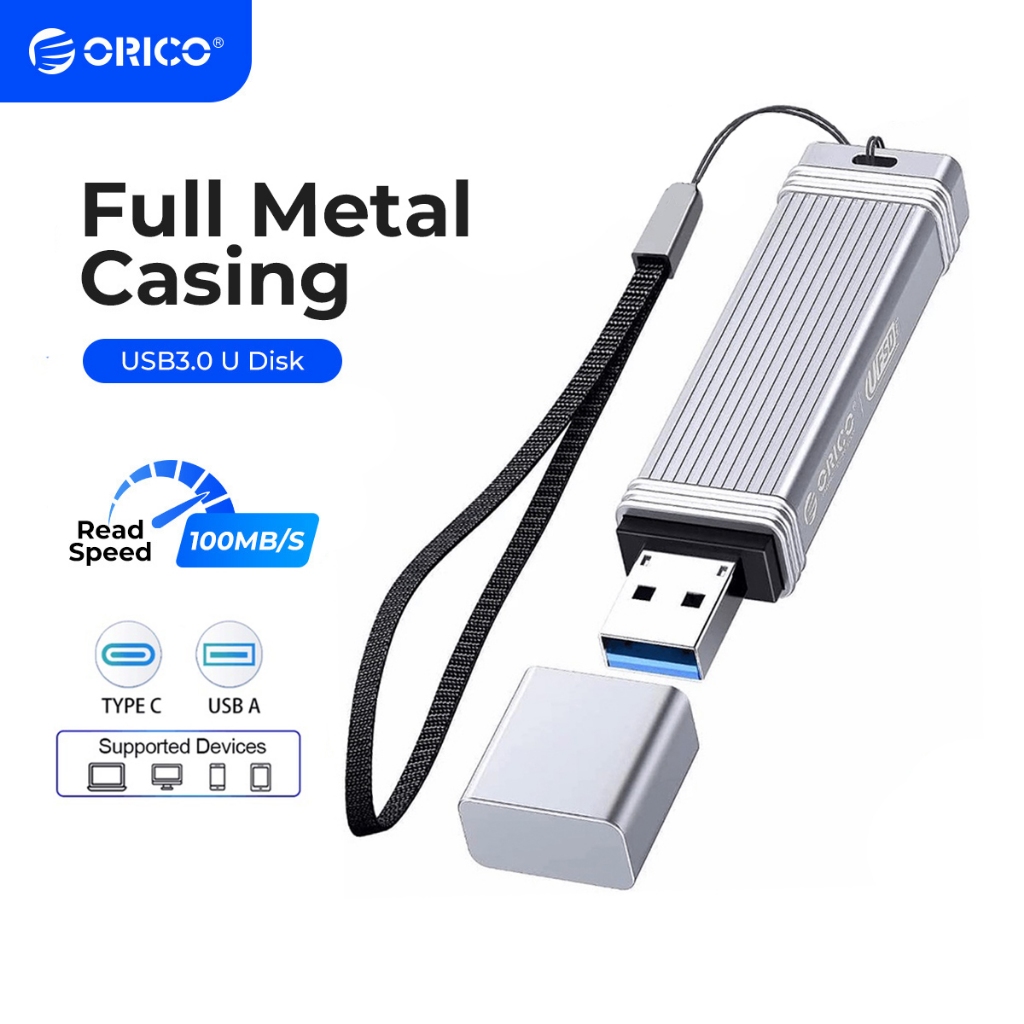 Orico U Disk Pen Drives 32GB 64GB 128GB 256GB USB C Stick Kim loại chống nước USB 3.0 Flash ...